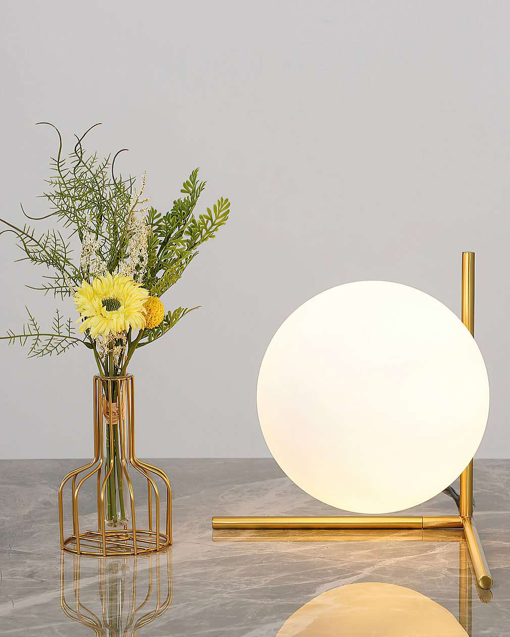 Bella Table Lamp Gold – Nawrly