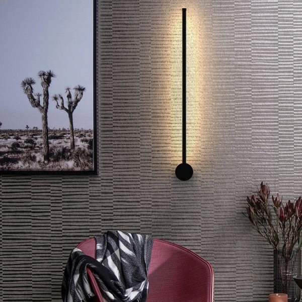 Mid Tube Led Wall lamp (Black) – Nawrly